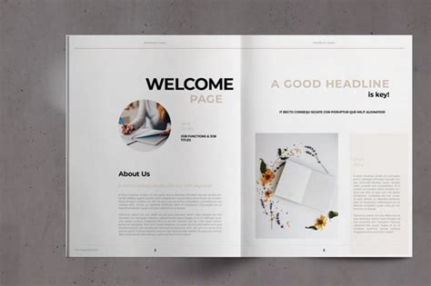 Workbook Creator Template Print Templates Ft Brochure And Template Envato