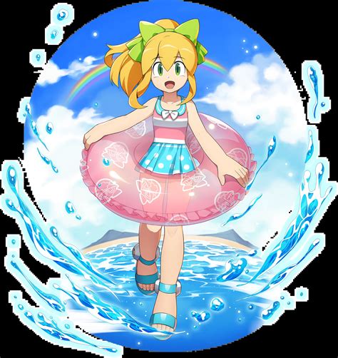 Swimsuit Roll Rockman X Dive Mega Man X Dive Wiki Fandom