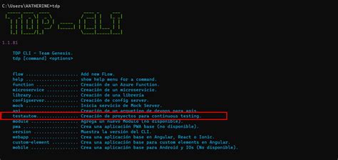 framework testing continuo telefónica dirección de transformación ti
