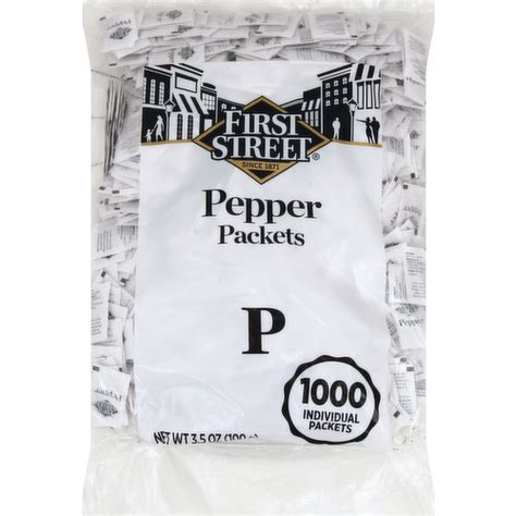 First Street Pepper Packets Smart And Final