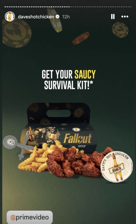 Daves Hot Chicken Fallout Meal Includes A Stimpack That Actually Works