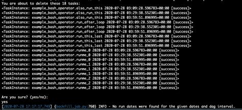 Bugs With Airflow Cli Backfill Command For Date In Range · Issue 10028