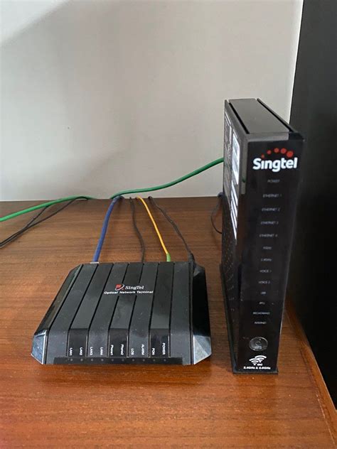 singtel router and optical network terminal computers and tech parts and accessories networking
