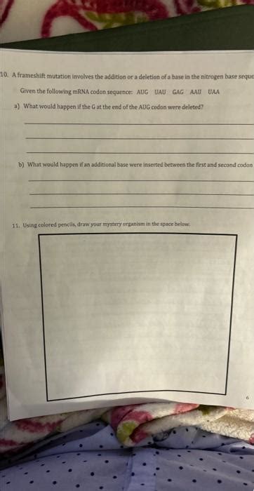 Solved 0 A Frameshift Mutation Involves The Addition Or A Chegg Com