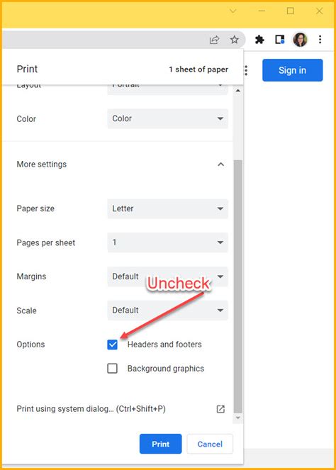 Removing Header And Footer Information The Customer Factor Knowledge Base