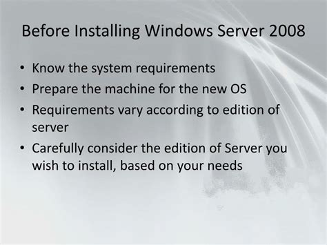 PPT Installation And Basic Configuration Of Windows Server PowerPoint Presentation ID