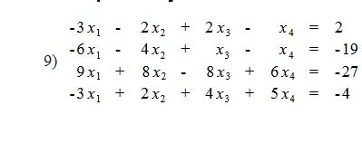 Solved Solve The Following System Of Equations By Using Chegg