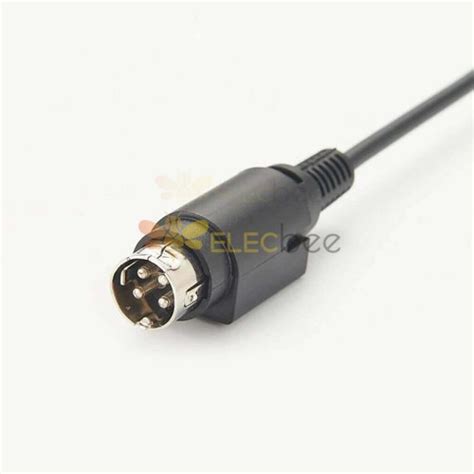 4-Pin DIN Male to Female Power Cable 1M