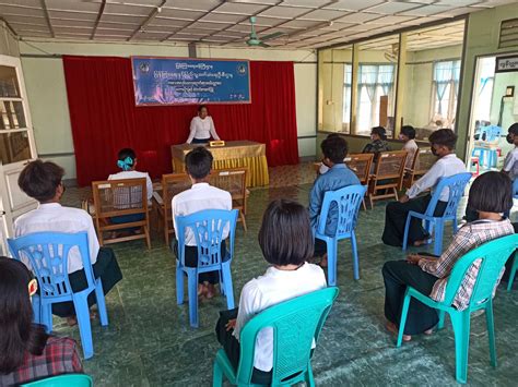 ပျော်ဘွယ်မြို့နယ်တွင် ကလေးအလုပ်သမား ပပျောက်ရေးဆိုင်ရာ အသိပညာပေး ဟောပြောပွဲနှင့် နံရံကပ်စာစောင်ပ