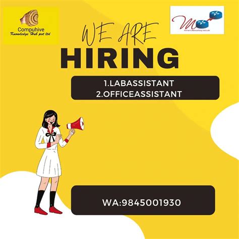 Mohans Networking Institute On Linkedin Dear Alumni We Are Looking For The Following Positions