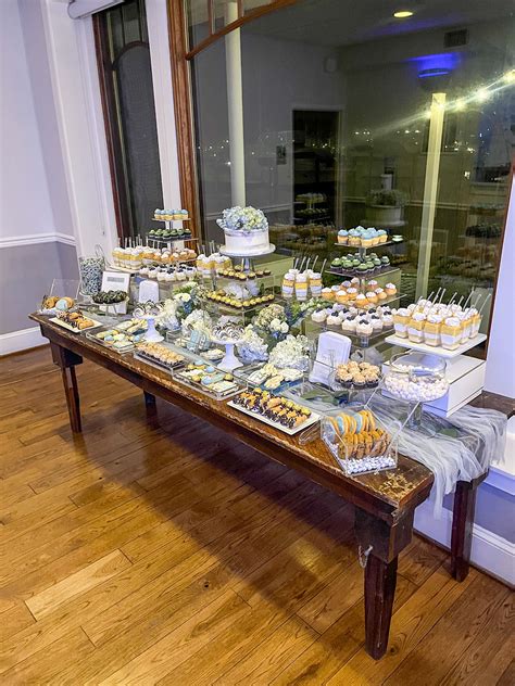 A Winter Wedding Dessert Bar At Herrington On The Bay