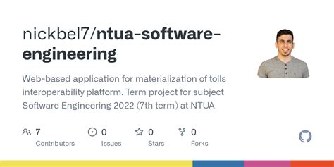 GitHub Nickbel Ntua Software Engineering Web Based Application For