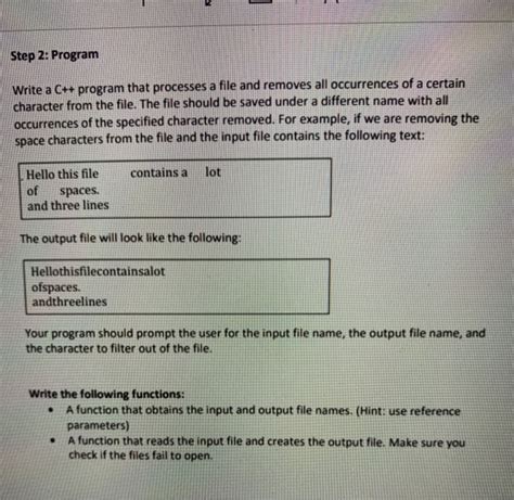 Solved Step Program Write A C Program That Processes Chegg