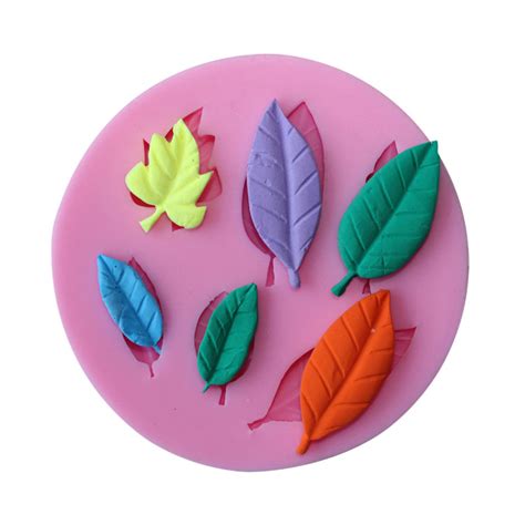 Diy Maple Leaf Silicone Cupcake Bakvorm Kerst Fond Grandado