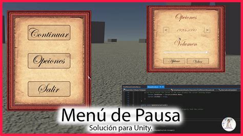 Menú De Pausa Para Unity Solución Para Descargar