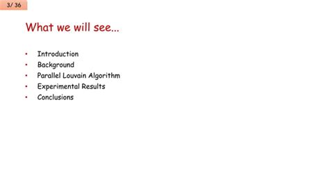 Scalable Community Detection With The Louvain Algorithm Ppt