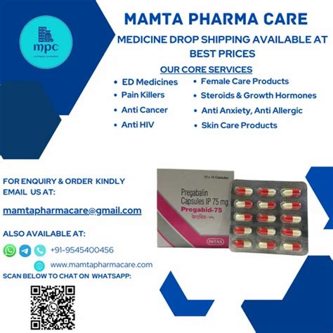 Pregabid 75 Mg Capsules At ₹ 258 Stripe In Nagpur Id 2854265568688