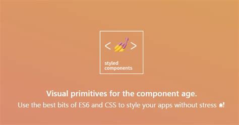 Visual Primitives For The Component Age