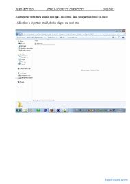 PDF Cours Et Exercices HTML Cours Et Formation Gratuit