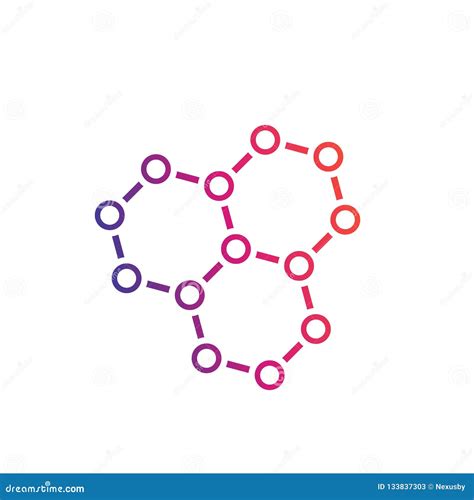 Chemical Compound Graphene Atomic Structure Cartoon Vector