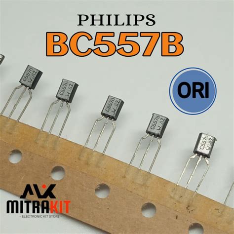 Jual Philips Transistor Bc557b Bc557 Pnp Original Shopee Indonesia