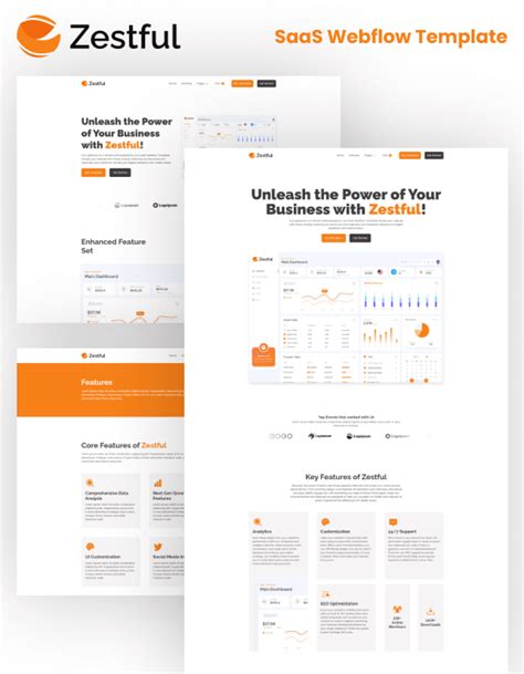 Zestful Saas Html5 Responsive Website Template