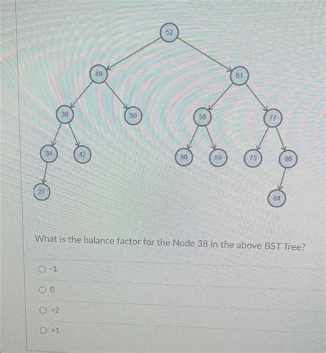 solved given the following bst tree answer the following