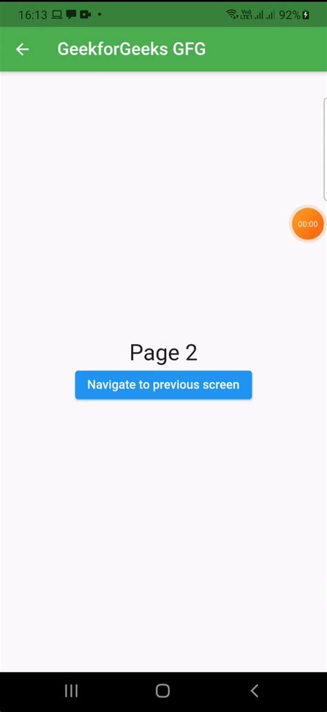 Flutter Navigation To Previous Screen Using Getx Library Function Geeksforgeeks