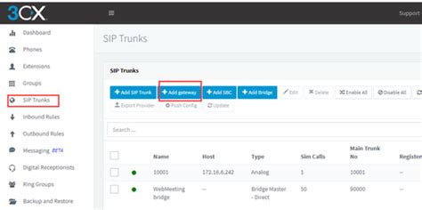 Analog Gateway Fxo Connect With 3cx Openvox Document Center
