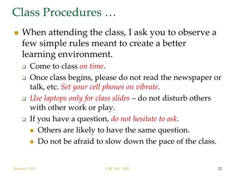 Ppt Cse 260 Discrete Structures In Computer Science Course Intro