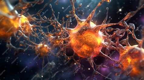 Premium Photo Neurons And Synapse Like Structures Depicting Brain Ai