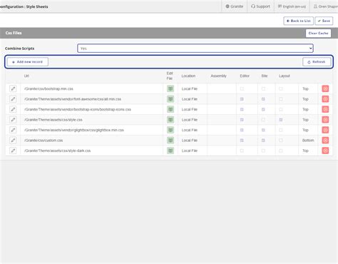 Click On Add New Record