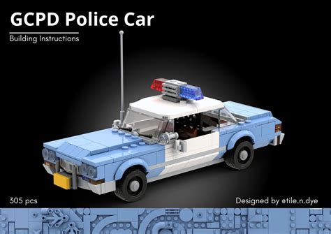 Lego Moc Gcpd Police Car Lego City Moc Instructions By