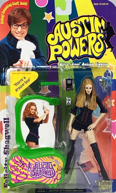 Austin Powers Felicity Shagwell Action Figure Mcfarlane Toys 1999 We