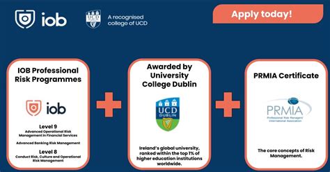 Iob On Linkedin Iob Ucd Prmia Riskmanagement Education Careergrowth…
