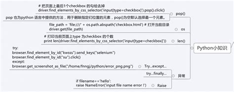 selenium 总结（思维导图） 墨天轮
