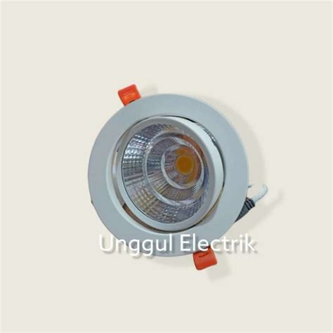 Promo Lampu Downlight Watt Led Cob Spot Light Kaca Bening Clear Sorot Diskon Di Seller
