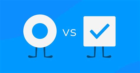 How To Design Checkboxes Vs Radio Buttons Justinmind Posted On The