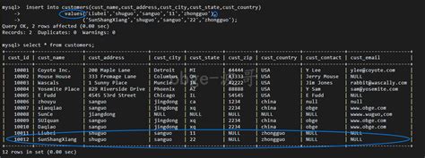 Mysql 插入数据（insert）（二十） Obge 博客园