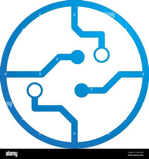 Circuit Ilustration Vector Template Stock Vector Image And Art Alamy