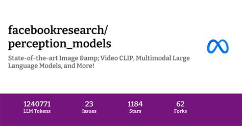 Github Facebookresearch Perception Models Llm Context