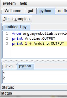 Screenshots MyRobotLab