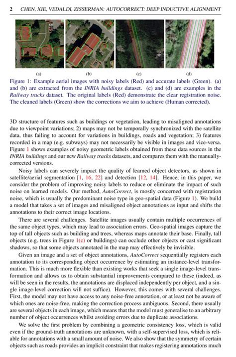 Autocorrect Deep Inductive Alignment Of Noisy Geometric Annotations