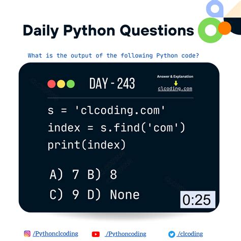 Python Coding Challenge — Day 243 What Is The Output Of The Following