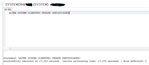 Hana Alert Id 130 Check Own Certificate Expiration Sap Community
