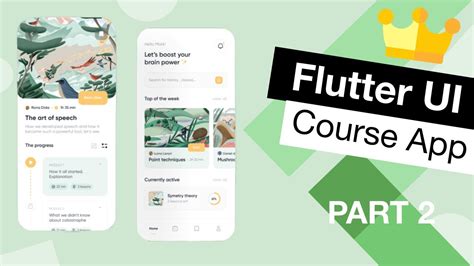 Flutter UI E Learning Course App Tutorial App From Scratch Part YouTube