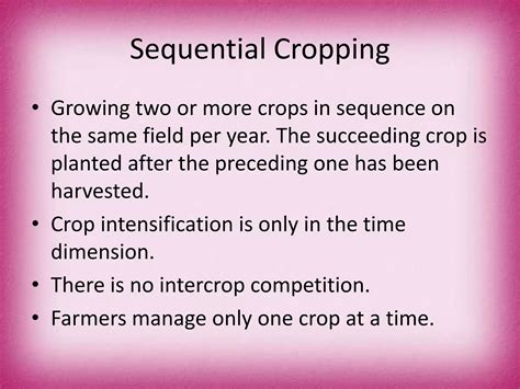 Multiple Cropping Systems PPT
