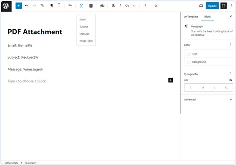 Pdf Attachment For Wordpress Jetformbuilder Pro Addon Crocoblock