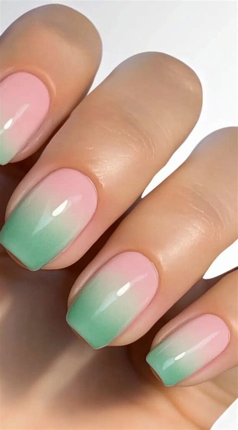 25 Stunning Pink And Green Ombre Nails Bold And Trendy Ideas To Try