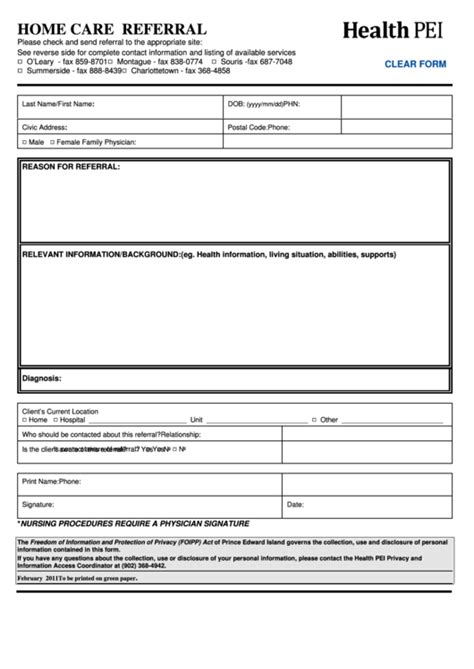 21 Home Health Care Forms And Templates Free To Download In Pdf